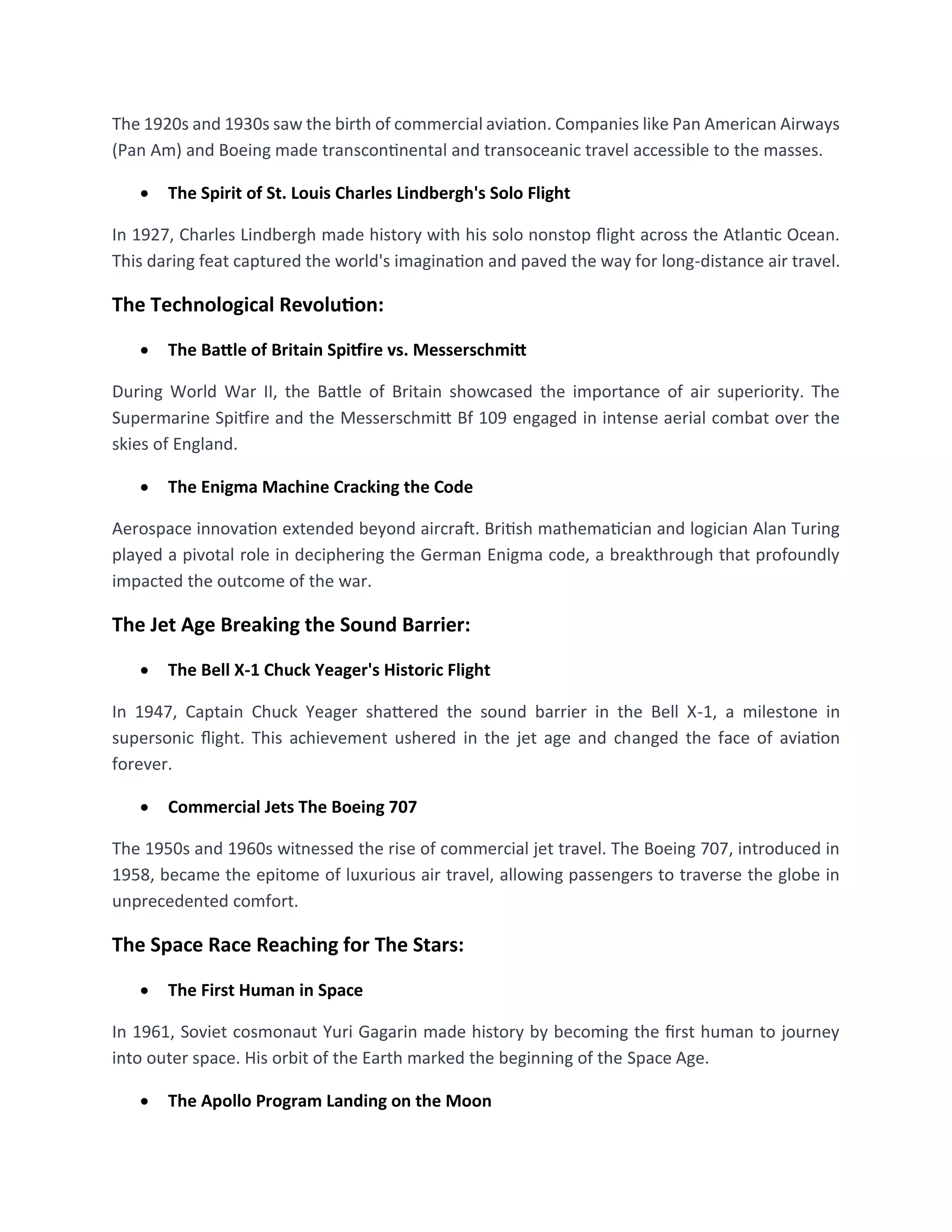 The Evolution of the Aircraft and Aerospace Industry | PDF