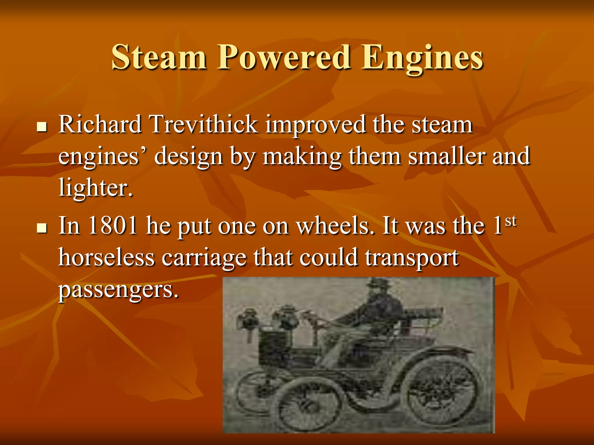 The evolution of the automobile | PPTX