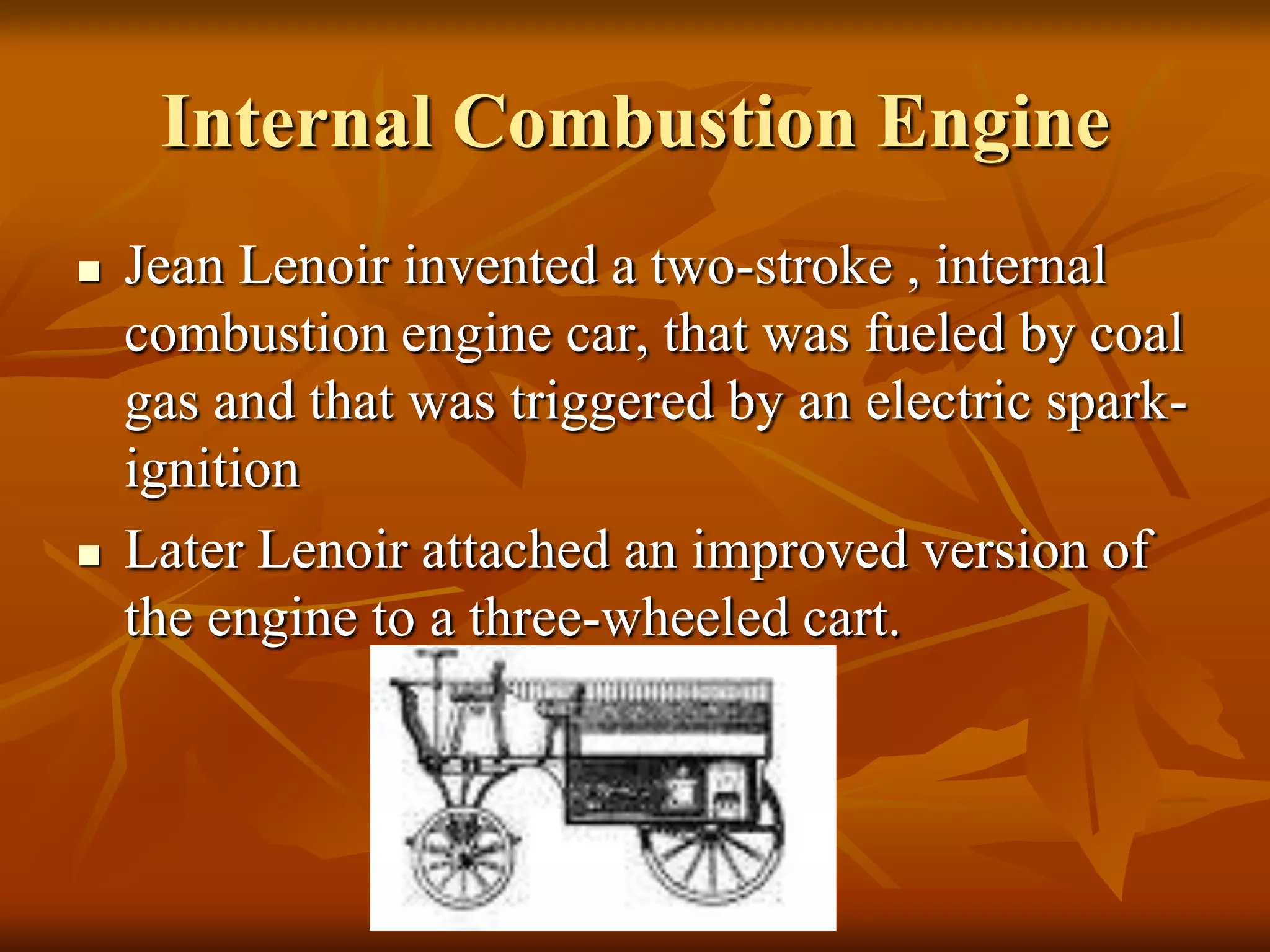 The evolution of the automobile | PPTX