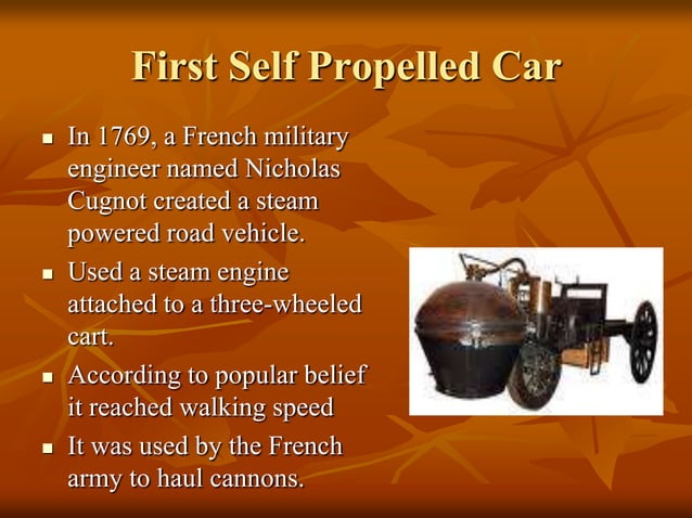 The evolution of the automobile | PPTX