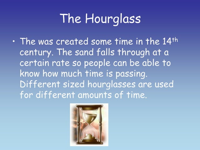 The evolution of_the_clock | PPTX