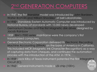 The evolution of the computers | PPTX