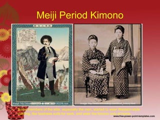 The Evolution of the Design of the Japanese Kimono | PPSX
