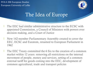 The Evolution of the EU: PART I | PPT
