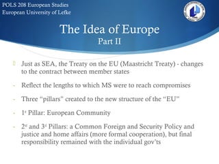 The Evolution of the EU: PART II | PPT