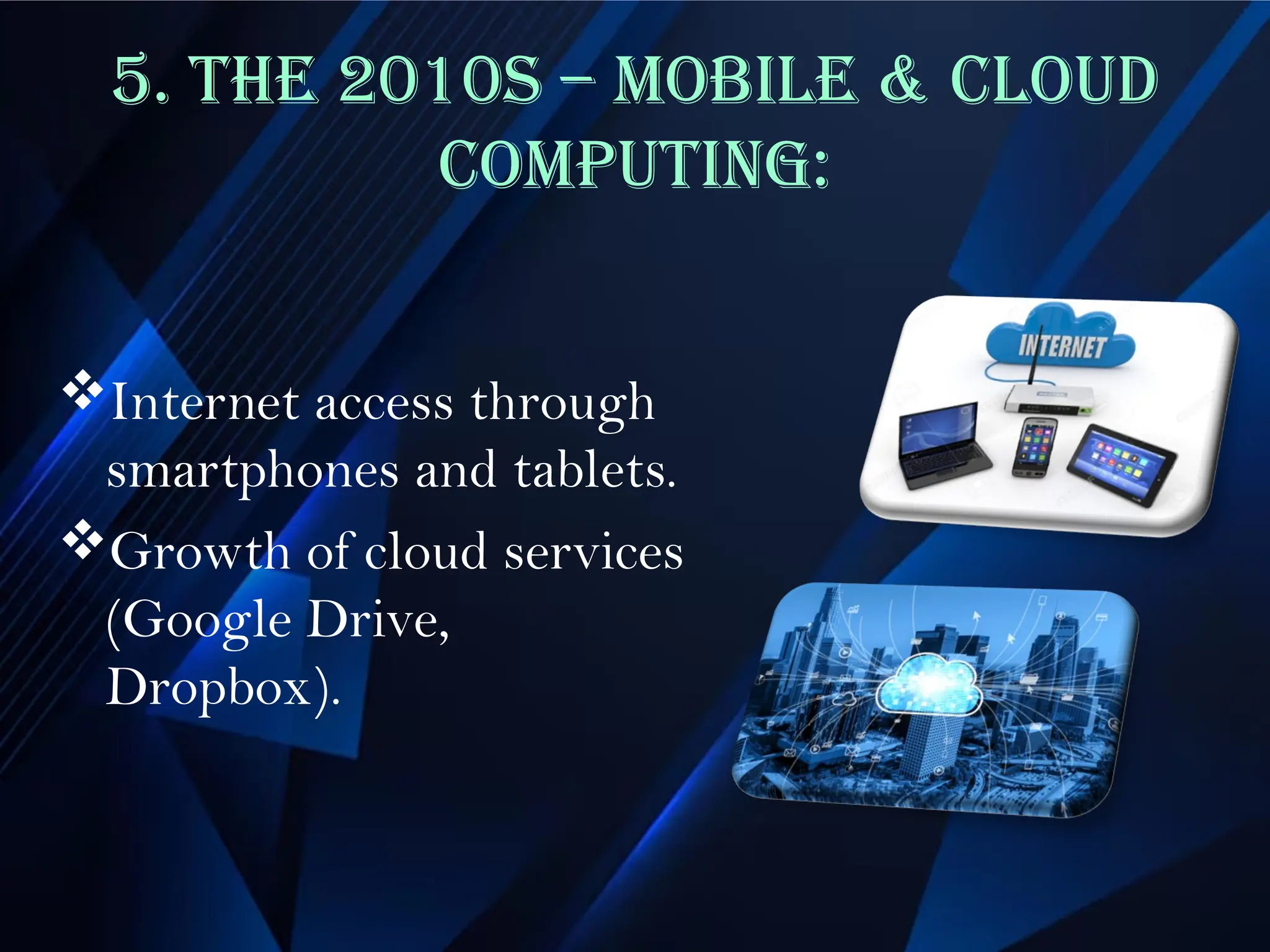 The Evolution of the Internet - Daniel Arias & Juan Diaz - 11-3.ppt