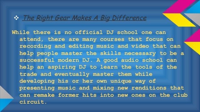 The evolution of the modern DJ