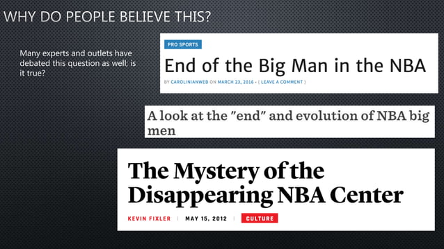 The Evolution of the NBA | PPTX