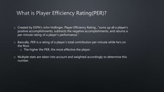 The Evolution of the NBA | PPTX