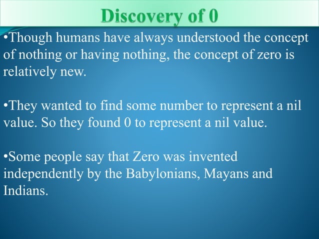 The Evolution of the Number System | PPTX | Science