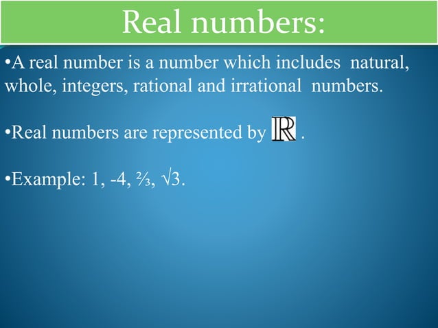 The Evolution of the Number System