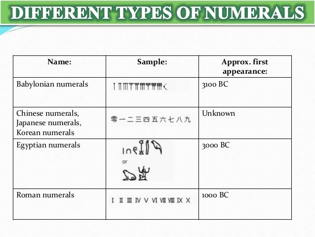The Evolution of the Number System