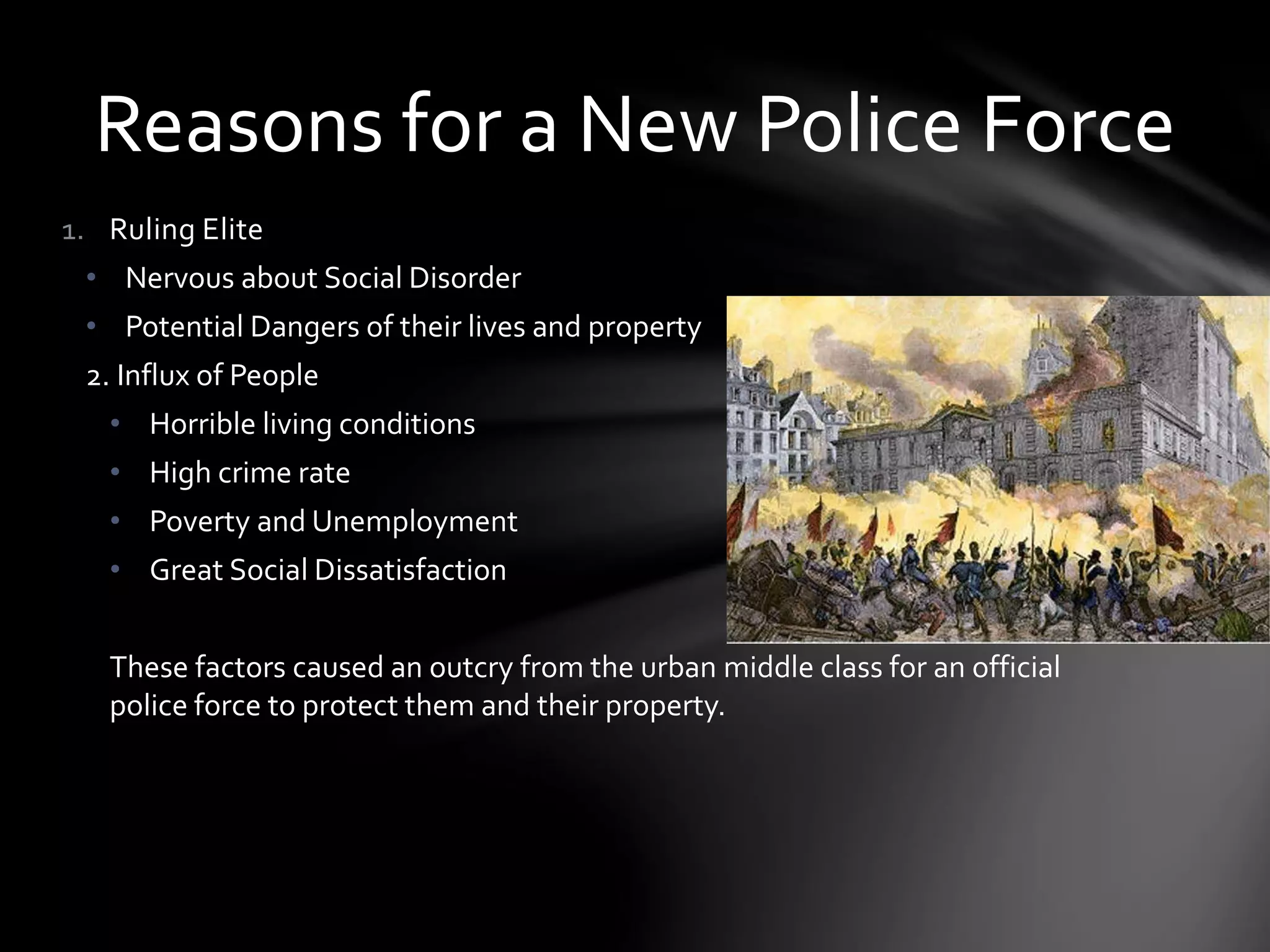 The Evolution of the Police Force | PPTX