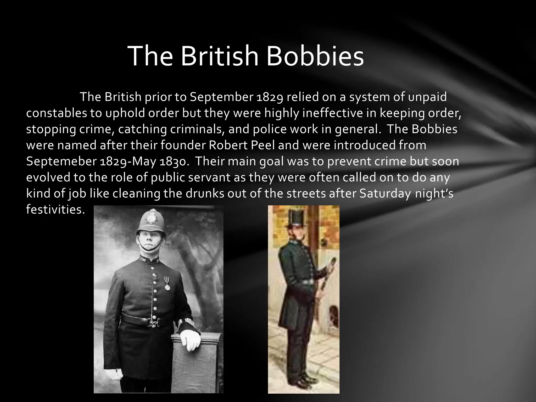 The Evolution of the Police Force | PPTX