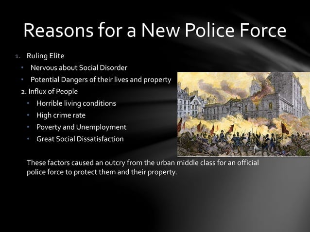 The Evolution of the Police Force | PPT