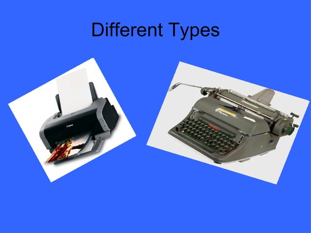 The evolution of the printer | PPT