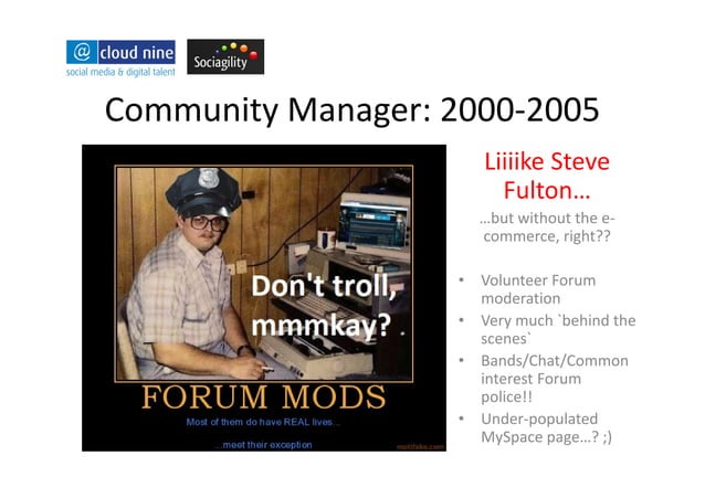 The evolution of the role of the community manager | PDF