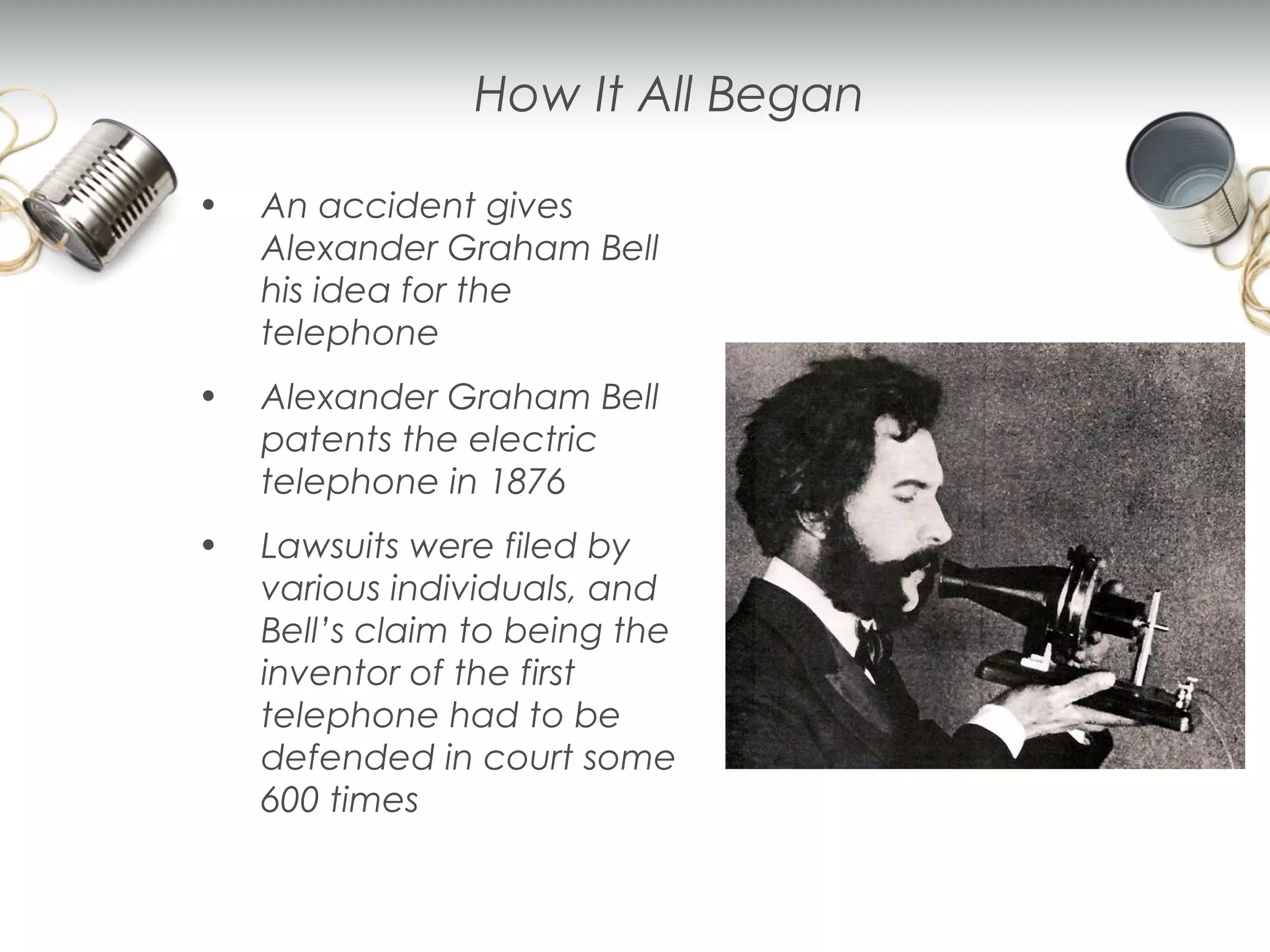 The Evolution of the Telephone | PPT