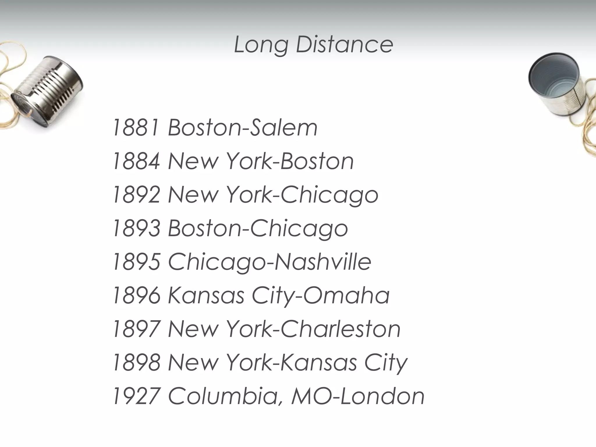 The Evolution of the Telephone | PPT