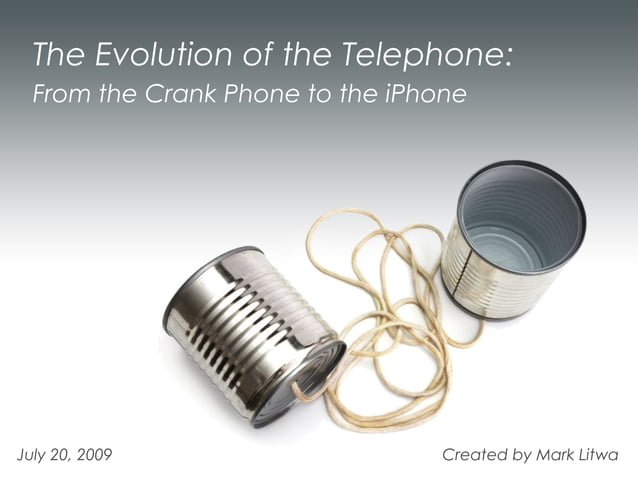 The Evolution of the Telephone | PPT