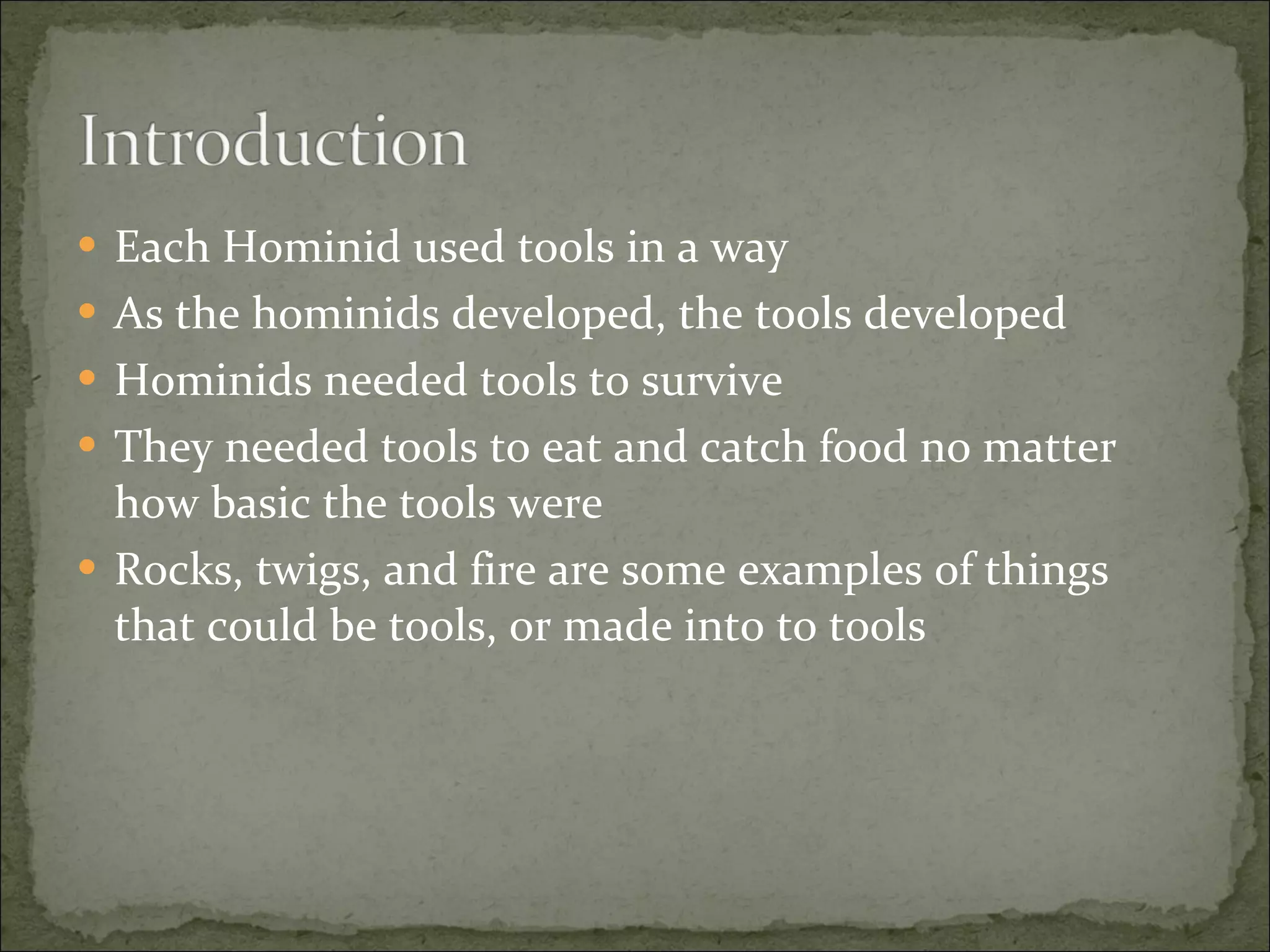 The evolution of tools | PPT | Arms & Ammunition | Sensitive Topics