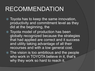 The evolution of toyota | PPTX