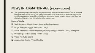 The Evolution of Traditional to New Media | PPTX
