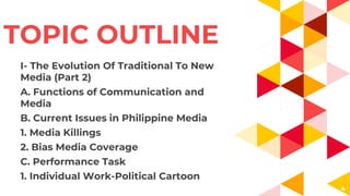 The evolution of traditional to new media | PPTX