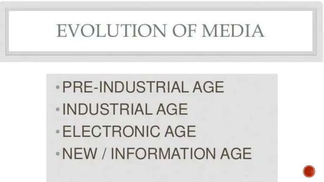 The evolution of traditional to new media.pptx | Internet | Computing