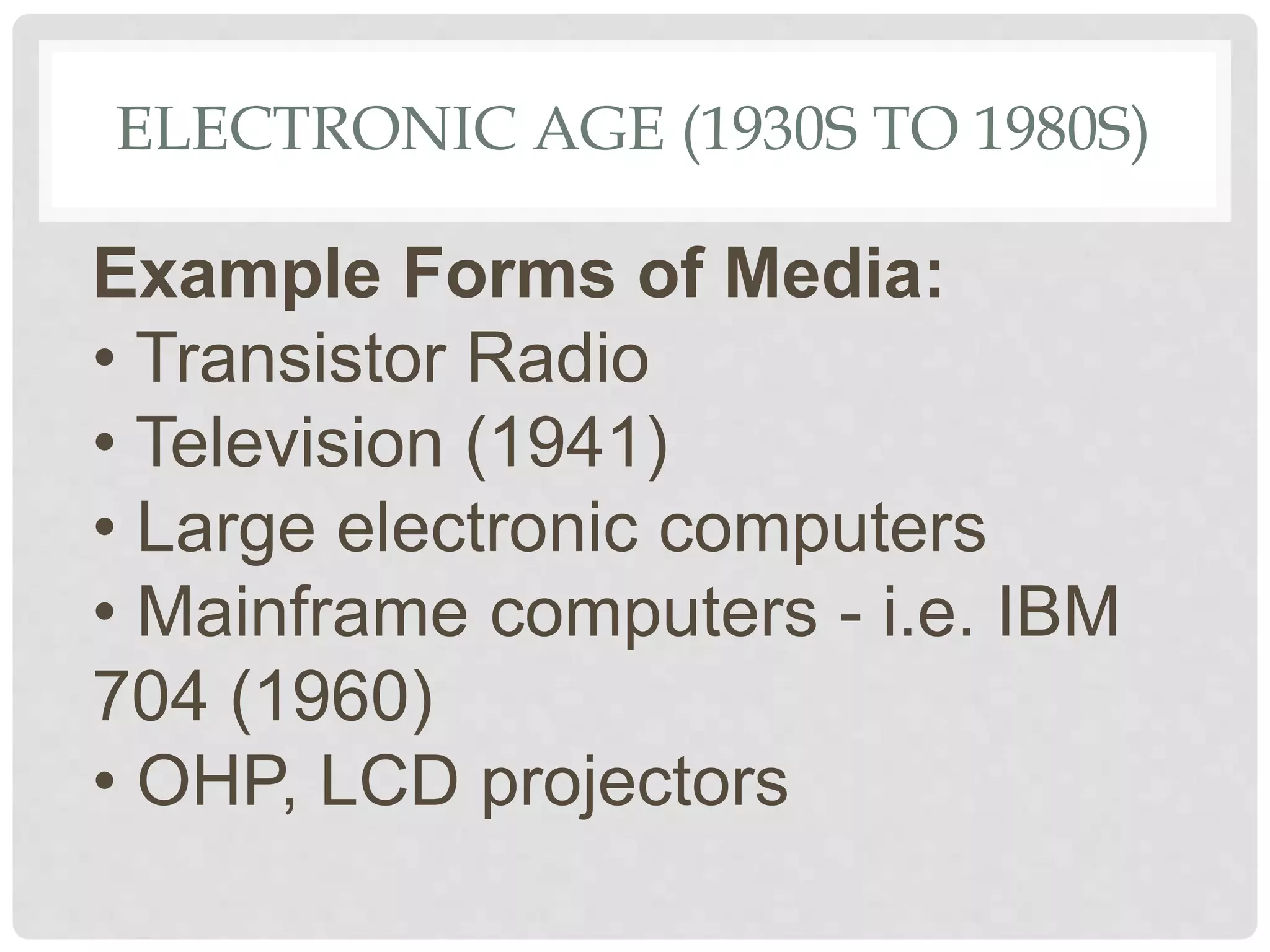 The evolution of traditional to new media | PPTX