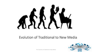 The evolution of traditional to new media | PPTX