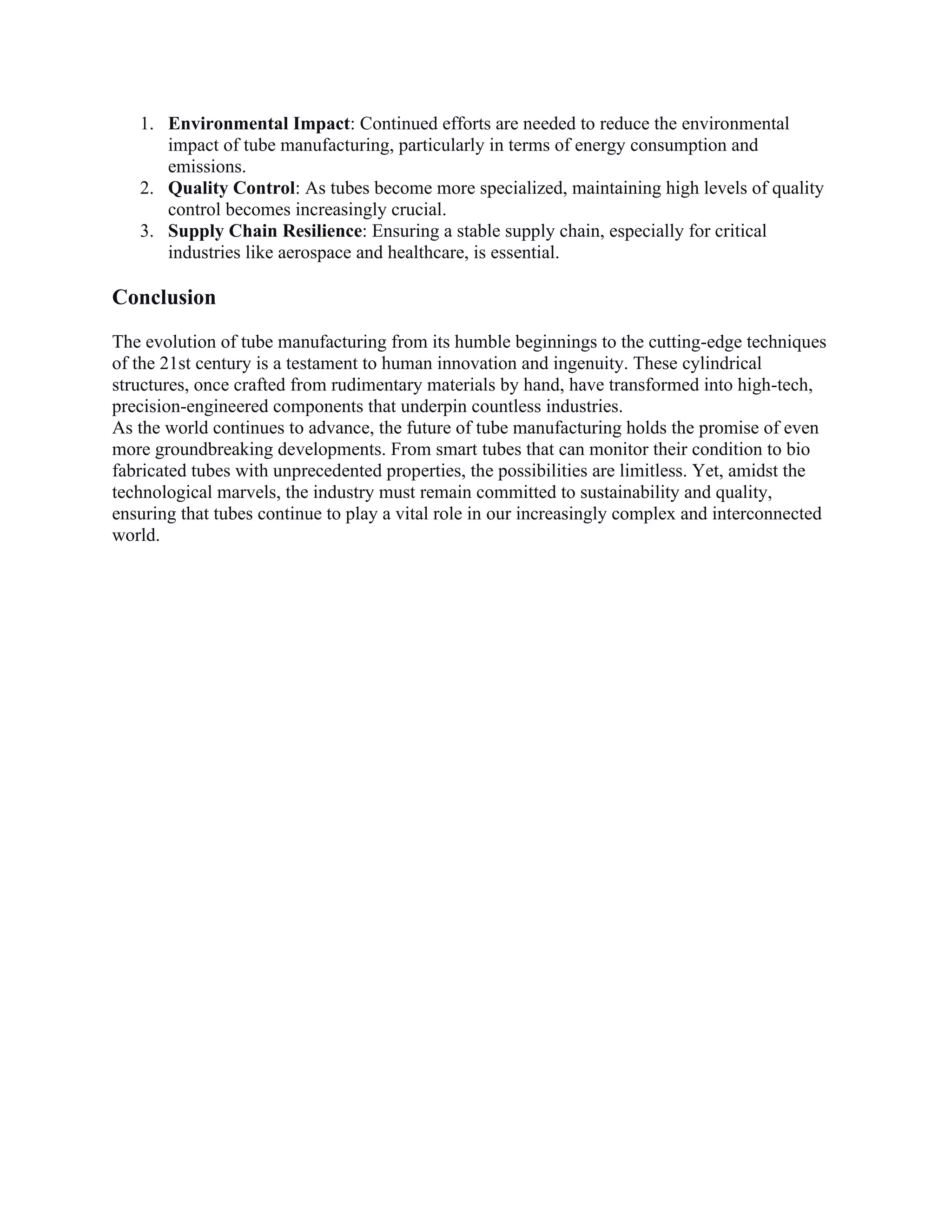 The Evolution of Tube Manufacturing: From Traditional Methods to Modern ...