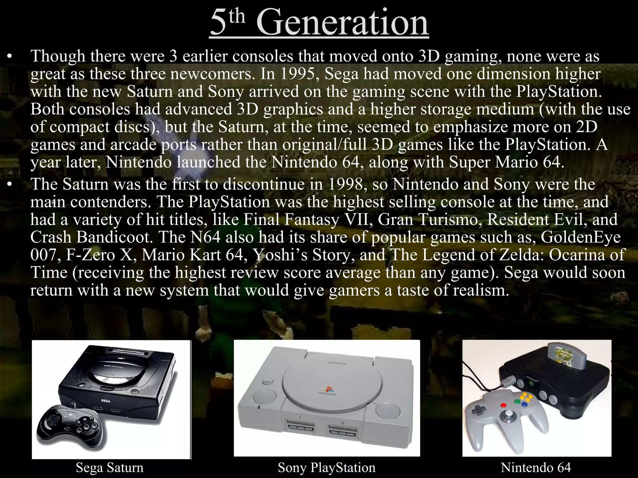 The evolution of video games | PPT