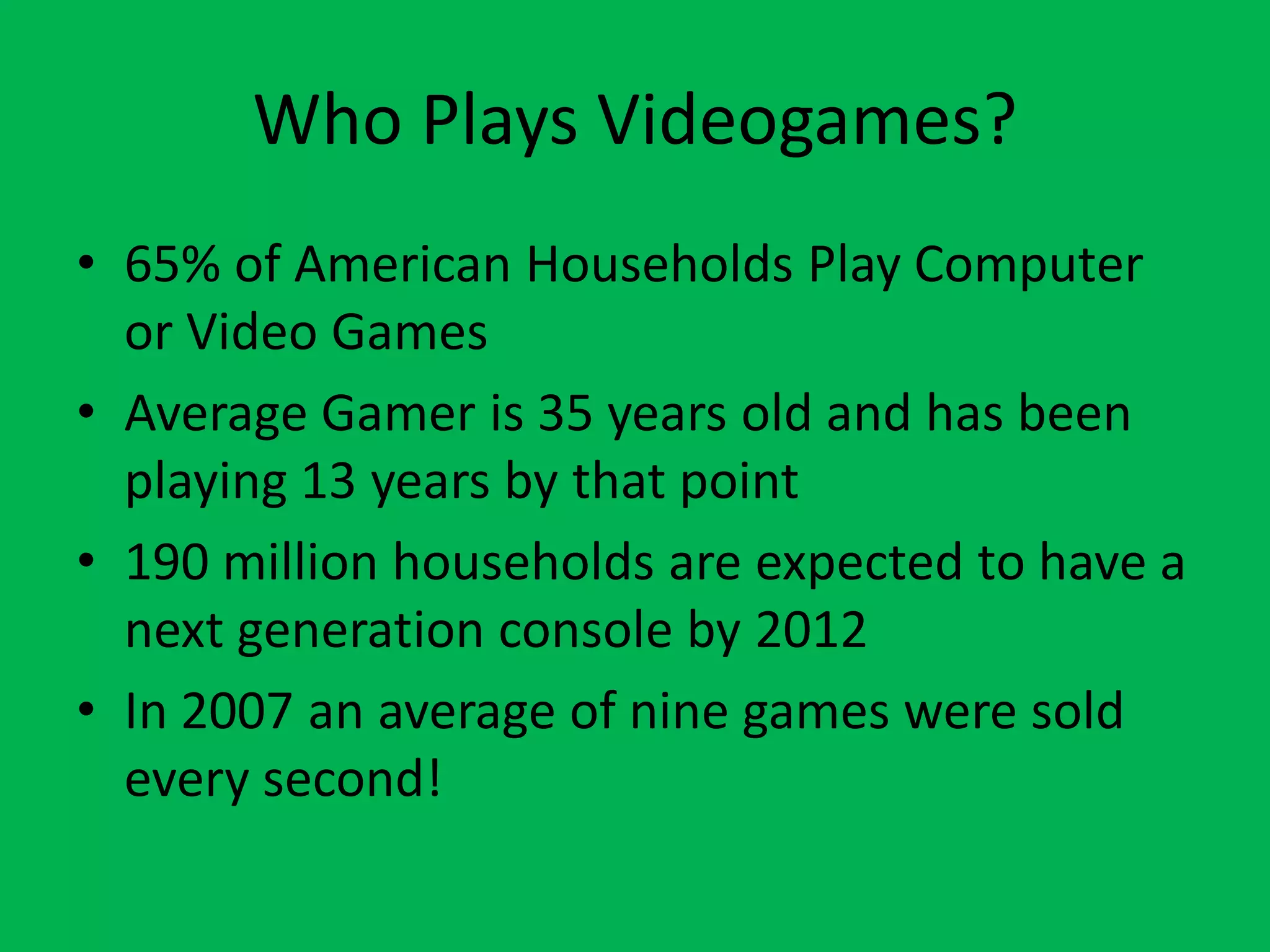 The evolution of video games | PDF