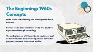 The Evolution of Virtual Reality From 1960s Concepts to Today's ...
