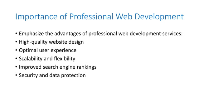 The Evolution of Web Development | PPTX