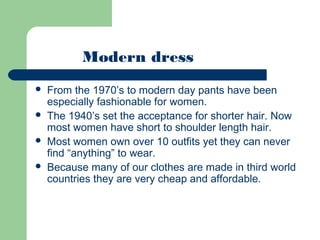 The evolution of western fashion | PPT