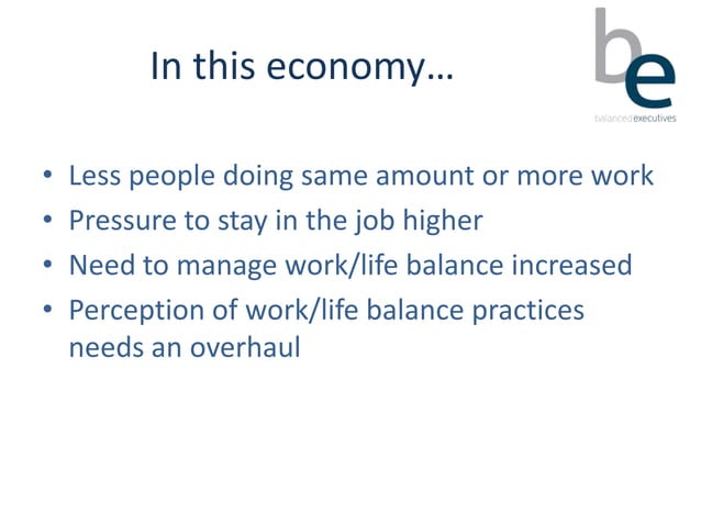 The evolution of work life balance | PPTX | Careers