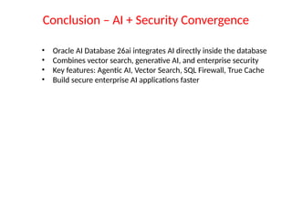 The Evolution of Oracle 23ai → Oracle 26ai | PPTX