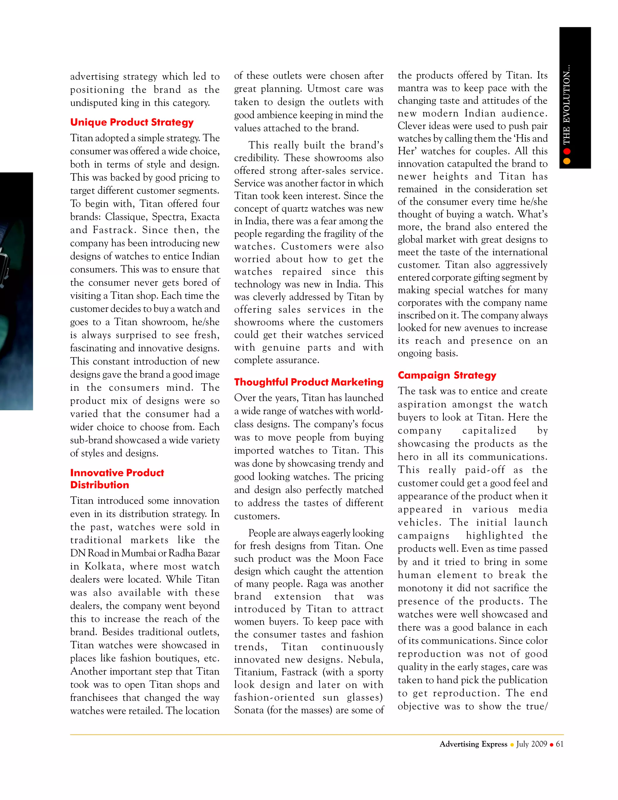 The Evolution Ot Titan | PDF