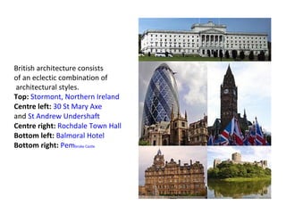 The evolutions of british architecture | PPT