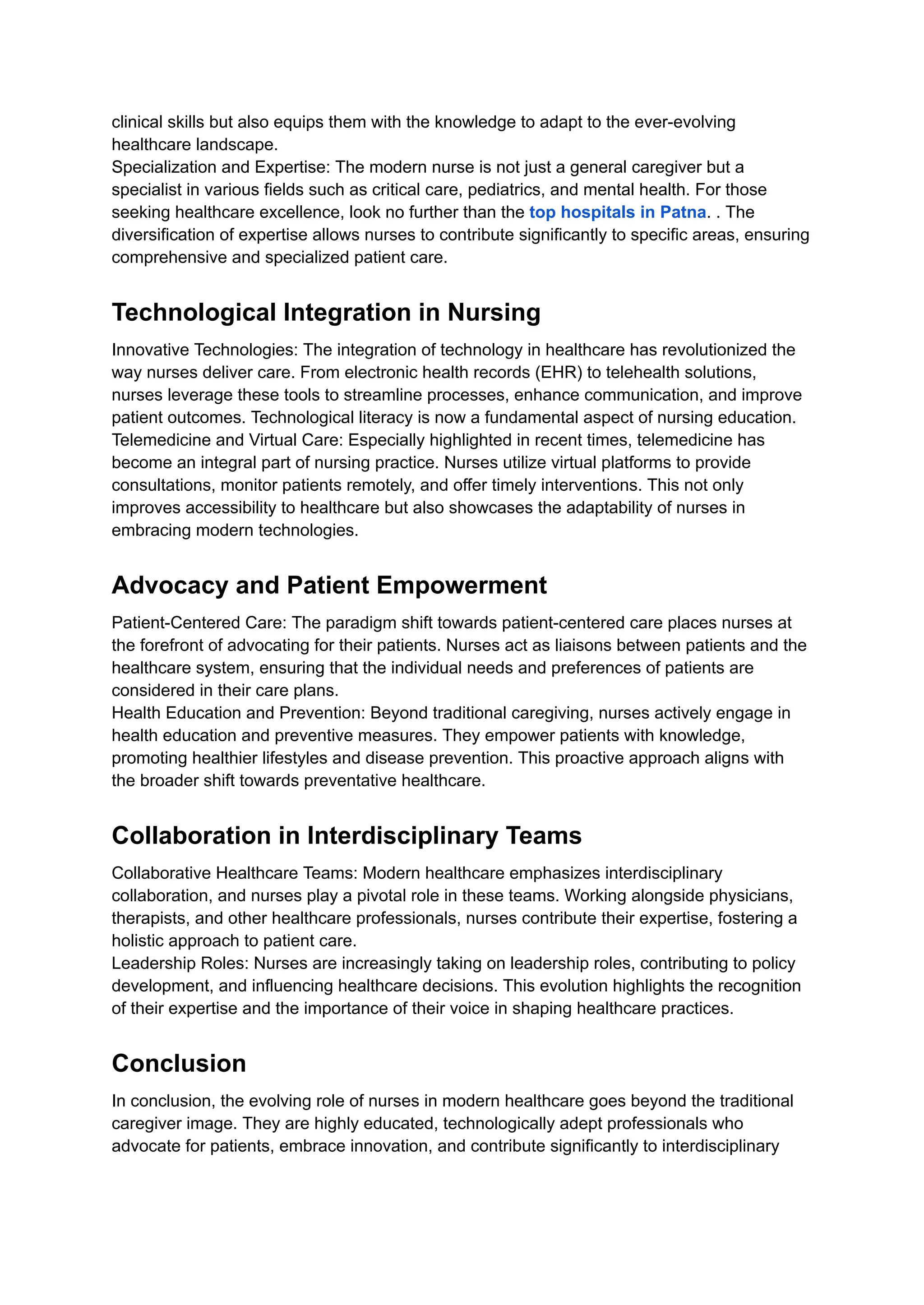 The Evolving Role of Nurses in Modern Healthcare_ A Comprehensive ...