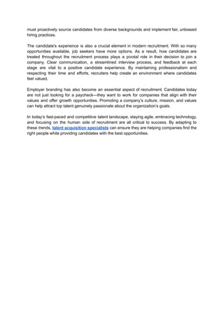The Evolving Role of Recruitment_ Insights from a Talent Acquisition ...