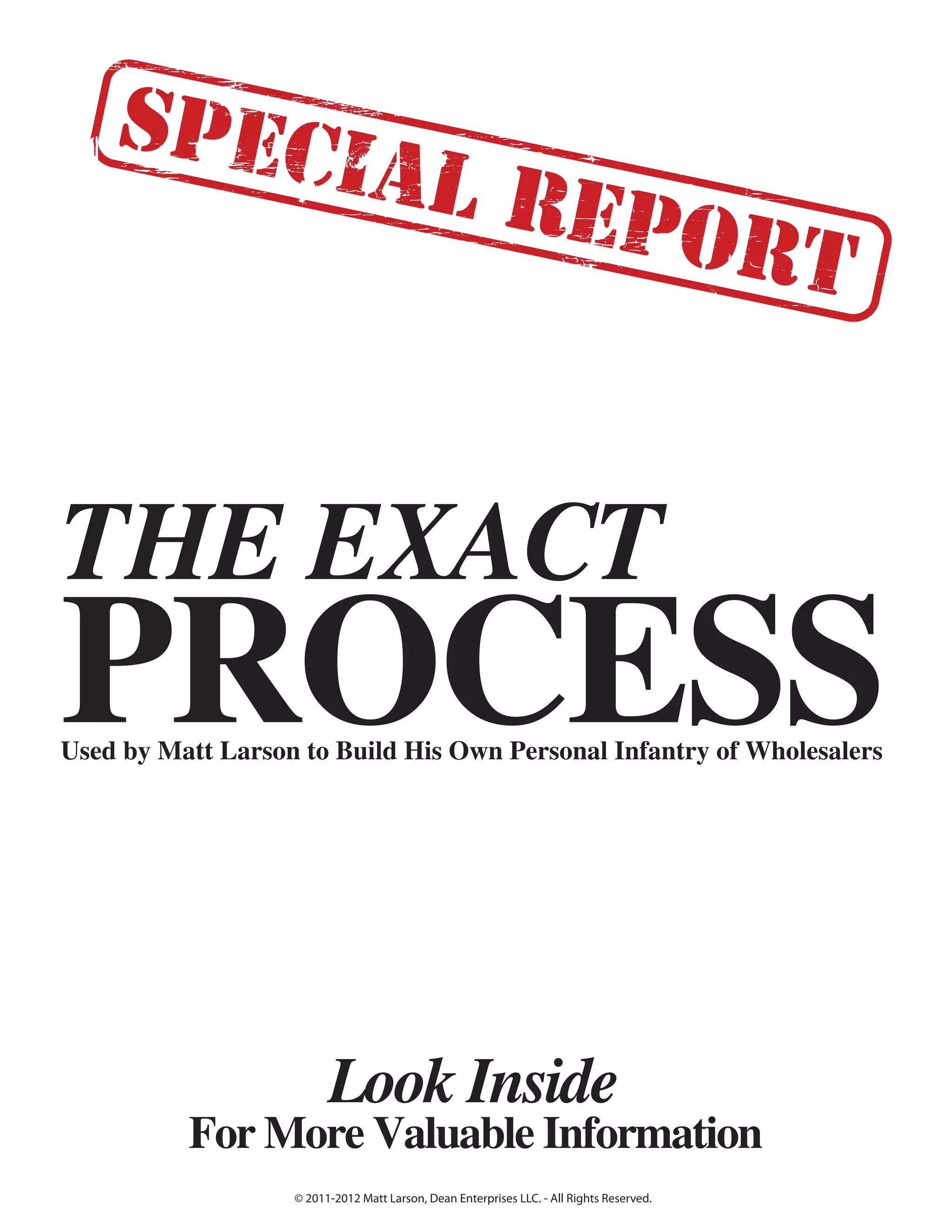 THE EXACT PROCESS | PDF