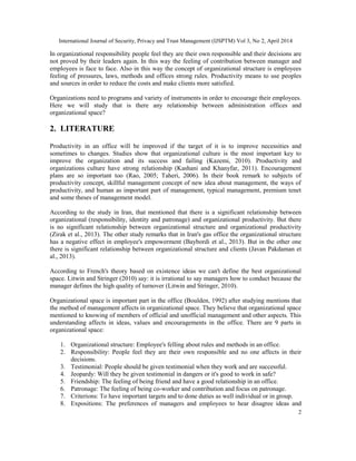 The examination of relation between organizational space and organizational patronage | PDF ...