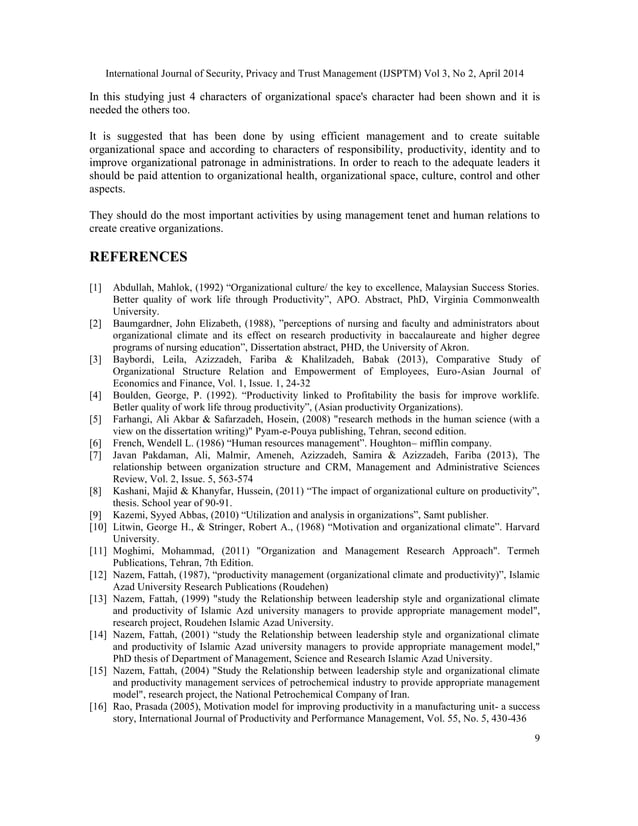 The examination of relation between organizational space and organizational patronage | PDF ...