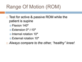 The Examination of the Knee_040716.pptx