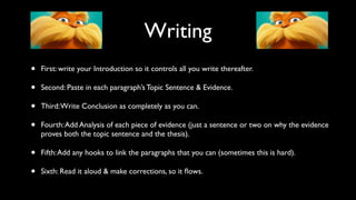 An Essay Example - The Lorax | PPT