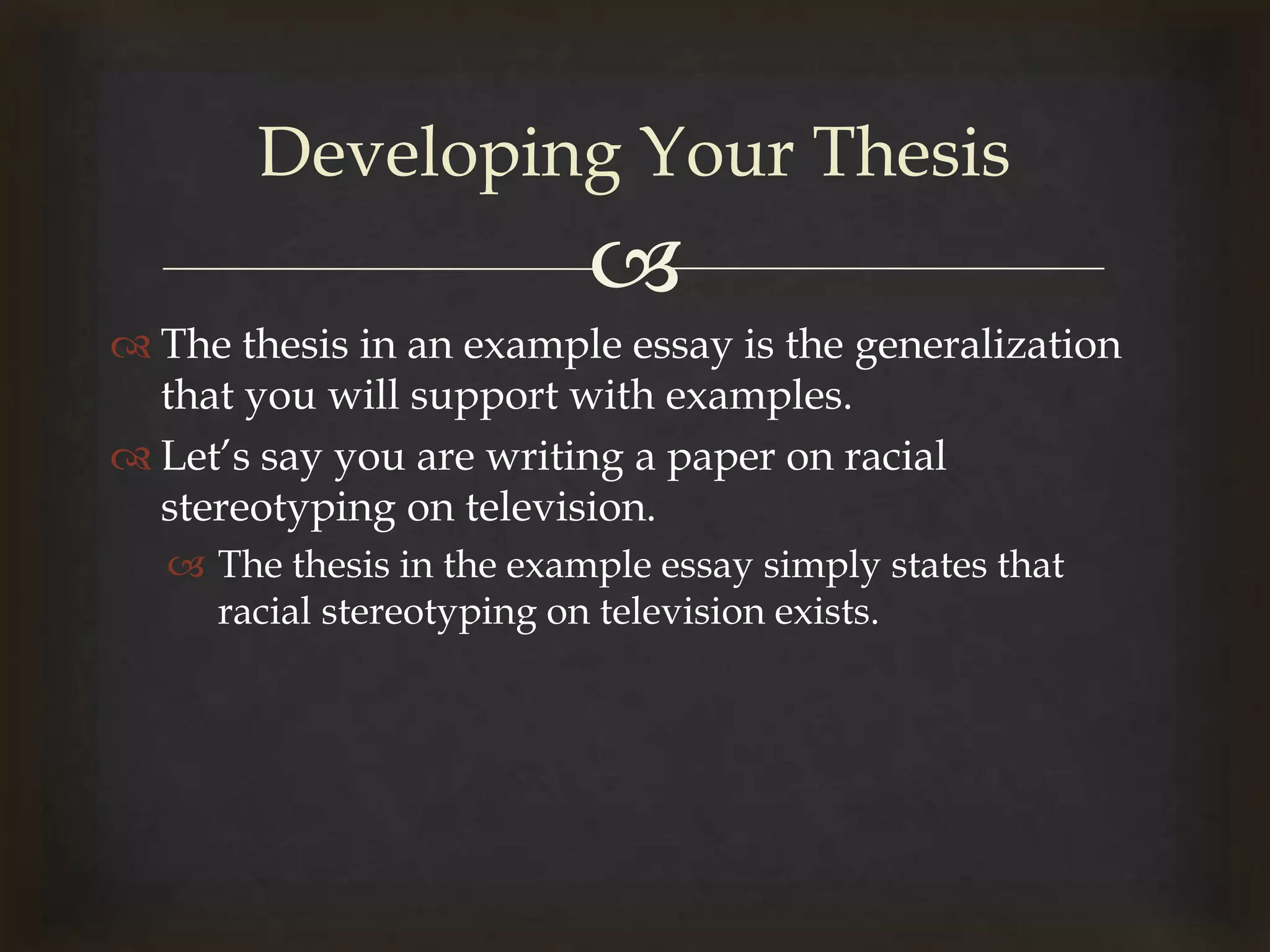 The example essay lecture | PPTX