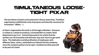 The excellent culture of pixar | PPT